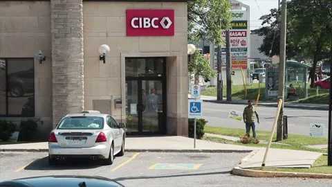 cibc canadian imperial bank of commerce ... | Stock Video | Pond5