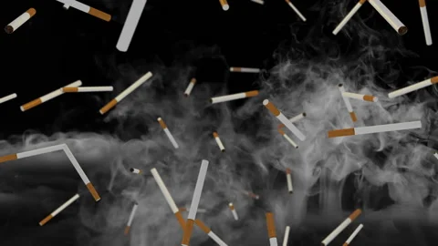 Cigarette Smoke Green Filter Stock Video Footage | Royalty Free ...