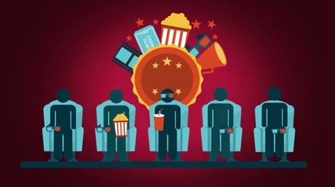 Cinema Icons Background Stock Videos – Royalty-Free HD & 4K Videos | Pond5