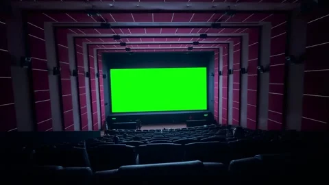 Cinema Theater Green Screen Movie View Z... | Stock Video | Pond5