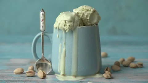 Dripping Ice Cream Stock Footage ~ Royalty Free Stock Videos | Pond5