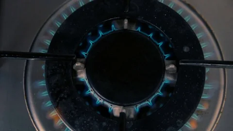 Cinemagraph of gas burning from a kitche... | Stock Video | Pond5