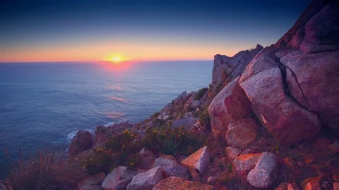 Cinemagraph Loop - Ocean Sunset from the... | Stock Video | Pond5