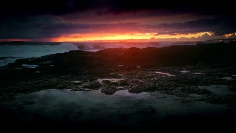 Cinemagraph Loop - Waves on the Seashore... | Stock Video | Pond5