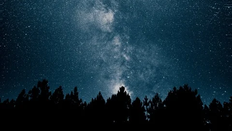 Cinemagraph of stars moving across night... | Stock Video | Pond5