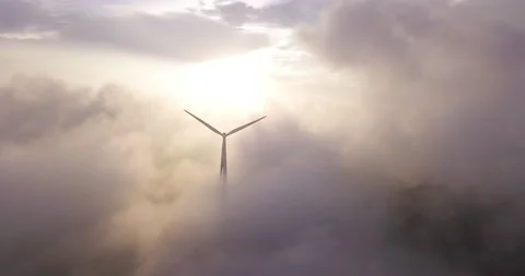 Cinematic aerial view of isolated spinni... | Stock Video | Pond5