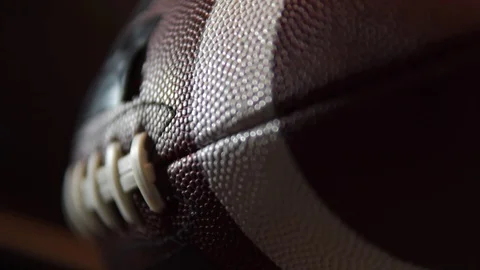 Cinematic American Football Rotates In D... | Stock Video | Pond5