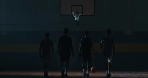 Cinematic back view shot of young male p... | Stock Video | Pond5