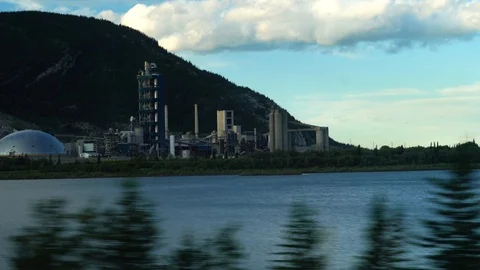Cement Plant Stock Footage ~ Royalty Free Stock Videos | Pond5