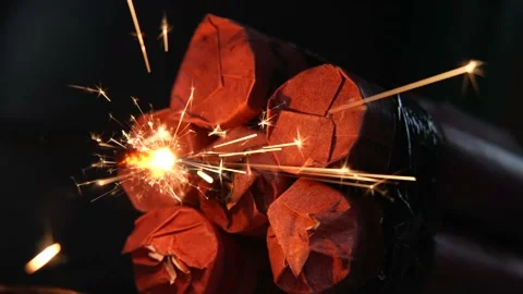 Cinematic Dynamite Fuse About To Explode | Stock Video | Pond5
