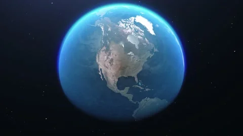 Cinematic Earth zoom out to space from t... | Stock Video | Pond5