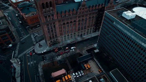 cinematic epic shot of Milwaukee City H... | Stock Video | Pond5