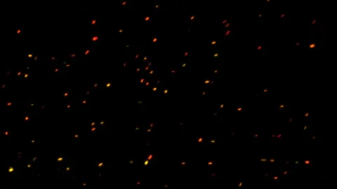Cinematic Flying Fire Ember Particles Wi... | Stock Video | Pond5