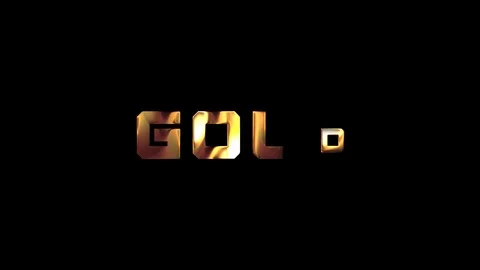 Cinematic Gold Metal Intro Title Animation ~ After Effects #123766908