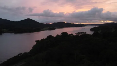 Cinematic late evening view of the Panam... | Stock Video | Pond5