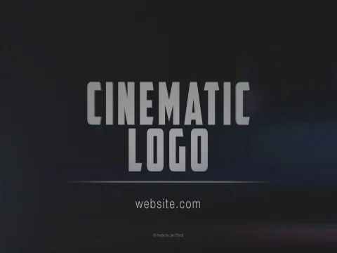 Cinematic Logo ~ After Effects Project #69282272 | Pond5