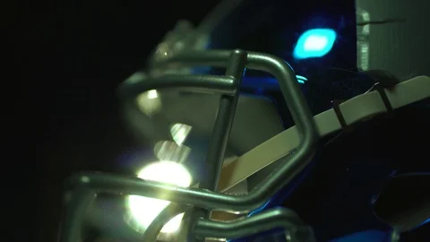 Cinematic NFL American Football Helmet I... | Stock Video | Pond5