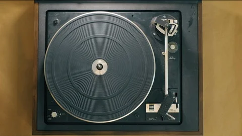 Cinematic overhead shot of a vintage tur... | Stock Video | Pond5