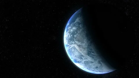 Cinematic Planet Earth Rotation Animatio... | Stock Video | Pond5