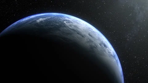 Cinematic Planet Earth Rotation Animatio... | Stock Video | Pond5