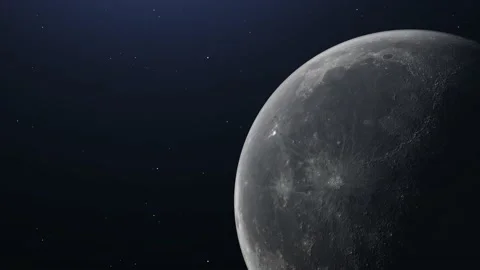 Moon Rotation Stock Footage ~ Royalty Free Stock Videos | Pond5