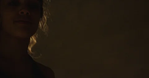 Cinematic shot of a female athlete stari... | Stock Video | Pond5