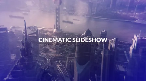 Cinematic Slideshow ~ After Effects Project #65997863
