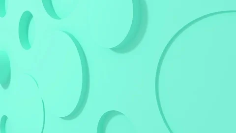 Circle 3d shapes geometric animation on ... | Stock Video | Pond5