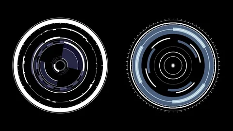 Circle Interface UI Design. Radial Burst... | Stock Video | Pond5