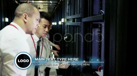 After Effects Template: Circle Light Lower Third #40110571