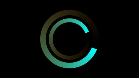 Circle Loading icon loop out animation w... | Stock Video | Pond5