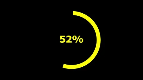 Circle Loading progress bar animation 0 ... | Stock Video | Pond5