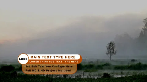 Circle Lower Third Pack ~ After Effects Template #60668163