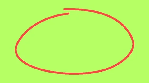 circle marker animation isolated on gree... | Stock Video | Pond5