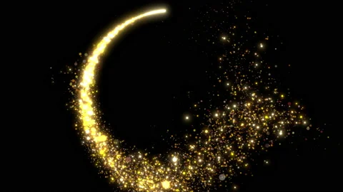 circle particle ring animation star trai... | Stock Video | Pond5