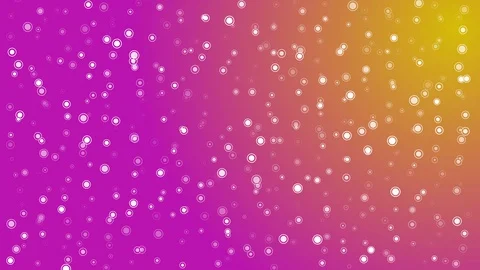 Circle particles float on pink and yello... | Stock Video | Pond5