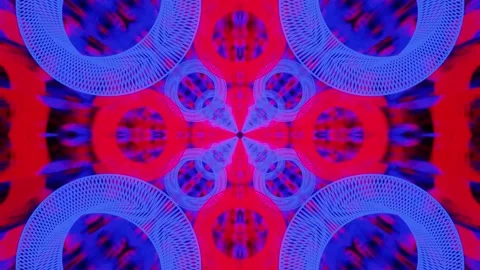 Circle police tunnel VJ loop travel back... | Stock Video | Pond5