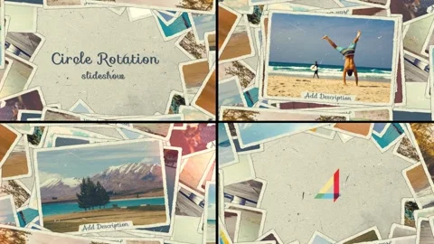 After Effects Template: Circle Rotation Slideshow #253207786