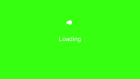 Circle Smooth Loading Animation Green Sc... | Stock Video | Pond5