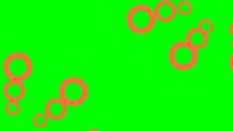 Red Circle Green Screen Stock Video Footage | Royalty Free Red Circle ...