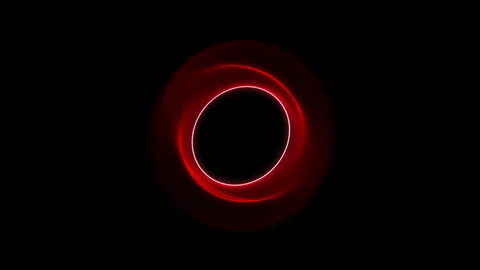 Circles Arc Ripples S Red Animation Loop | Stock Video | Pond5