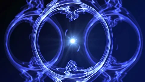 Circles blue color animation background ... | Stock Video | Pond5