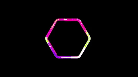 Hexagon Circles Stock Videos – Royalty-Free HD & 4K Videos