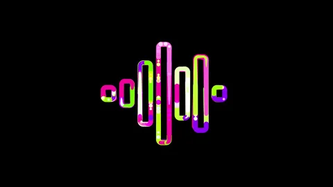 Circles gather in symbol waveform. After... | Stock Video | Pond5