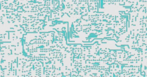 Circuit board animation loop video with ... | Stock Video | Pond5