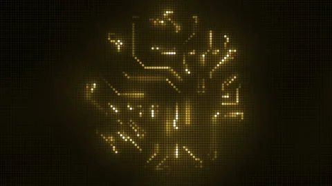 Circuit Board with moving electrons. Mot... | Stock Video | Pond5