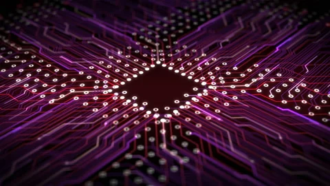 Circuit Board Processing 3d Animation. C... | Stock Video | Pond5