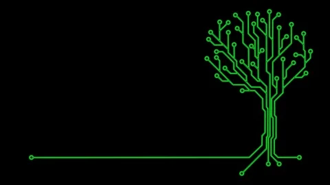Circuits tree | Stock Video | Pond5