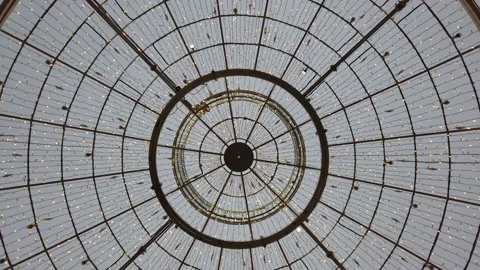 Circular ceiling with blinking lights, a... | Stock Video | Pond5