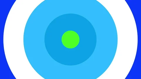 Circular dial transition animation blue ... | Stock Video | Pond5